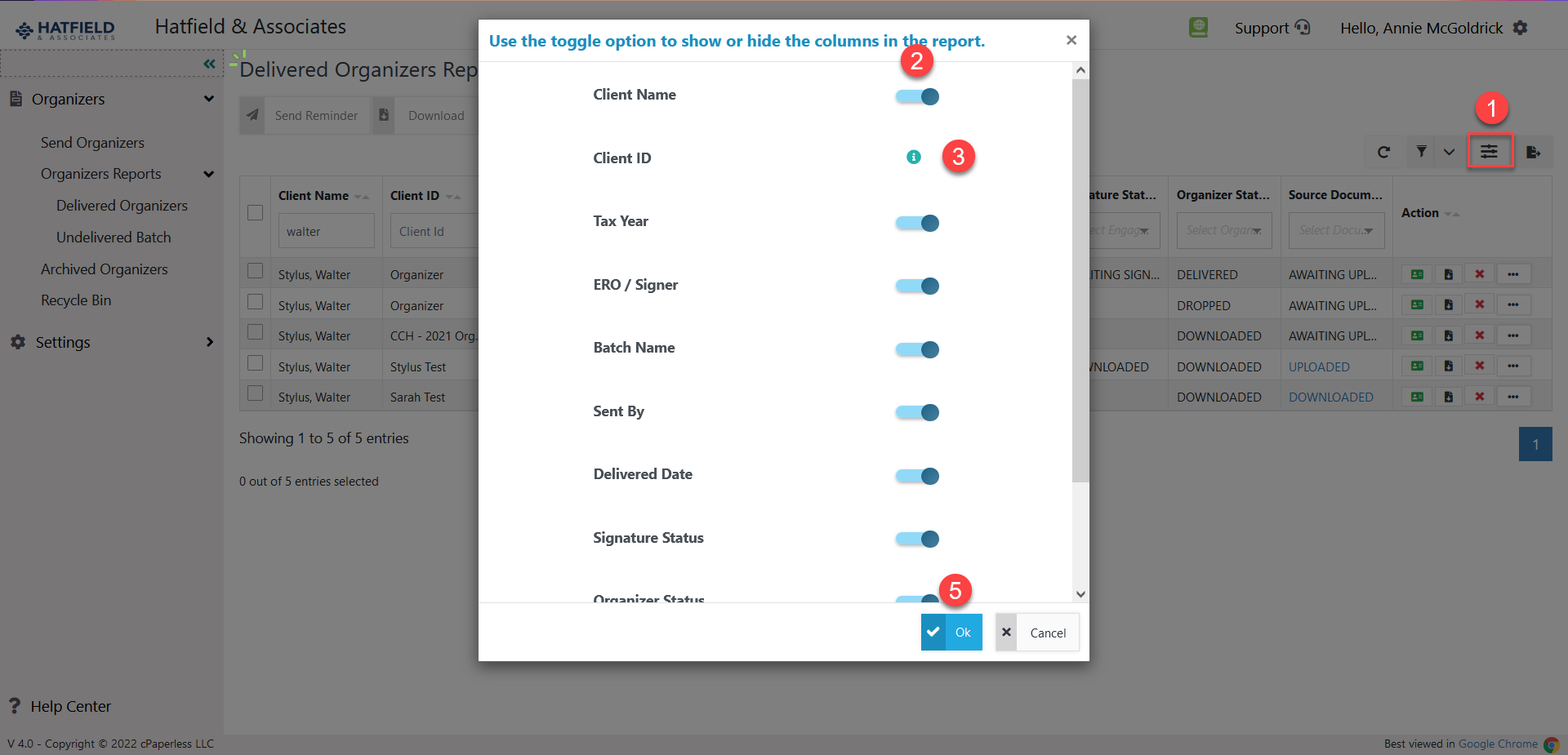 Organizers Reports Overview – SafeSend Organizers