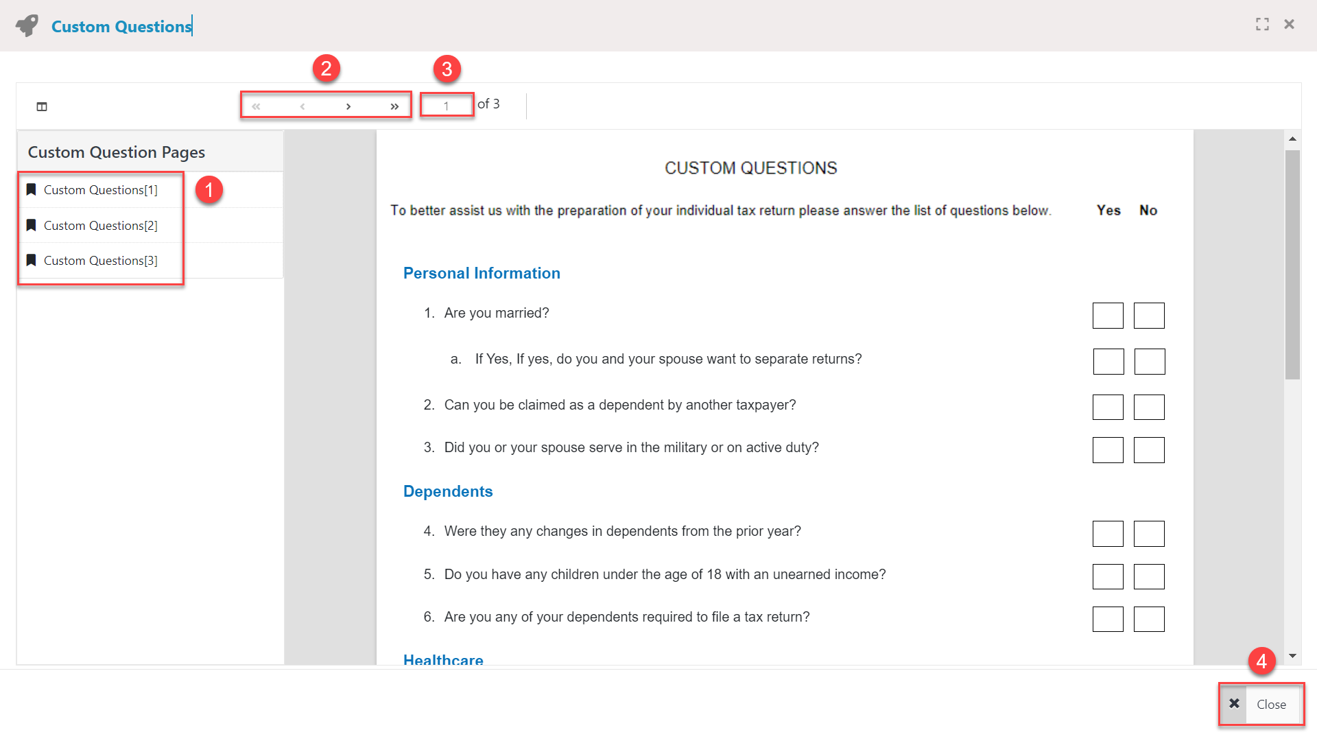 Settings: Custom Questions – SafeSend Organizers